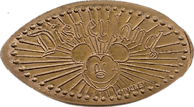 Introduction to Disneyland Prototype Pressed Coins